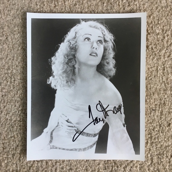 Other | Fay Wray Signed Autographed Black White Photo 8 X 1 King Kong ...